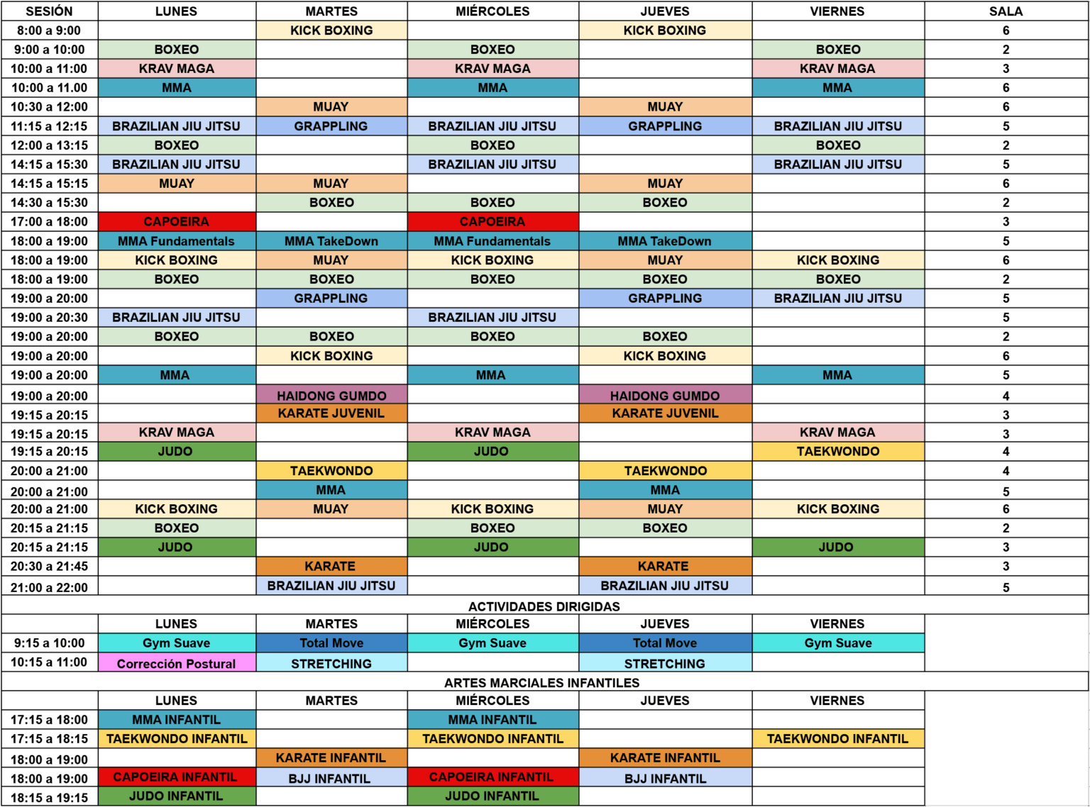 Horarios XFIT Eixample - xFIT