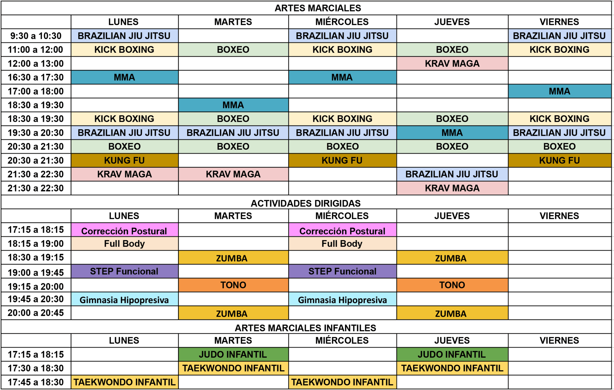 Horarios XFIT Eixample - xFIT